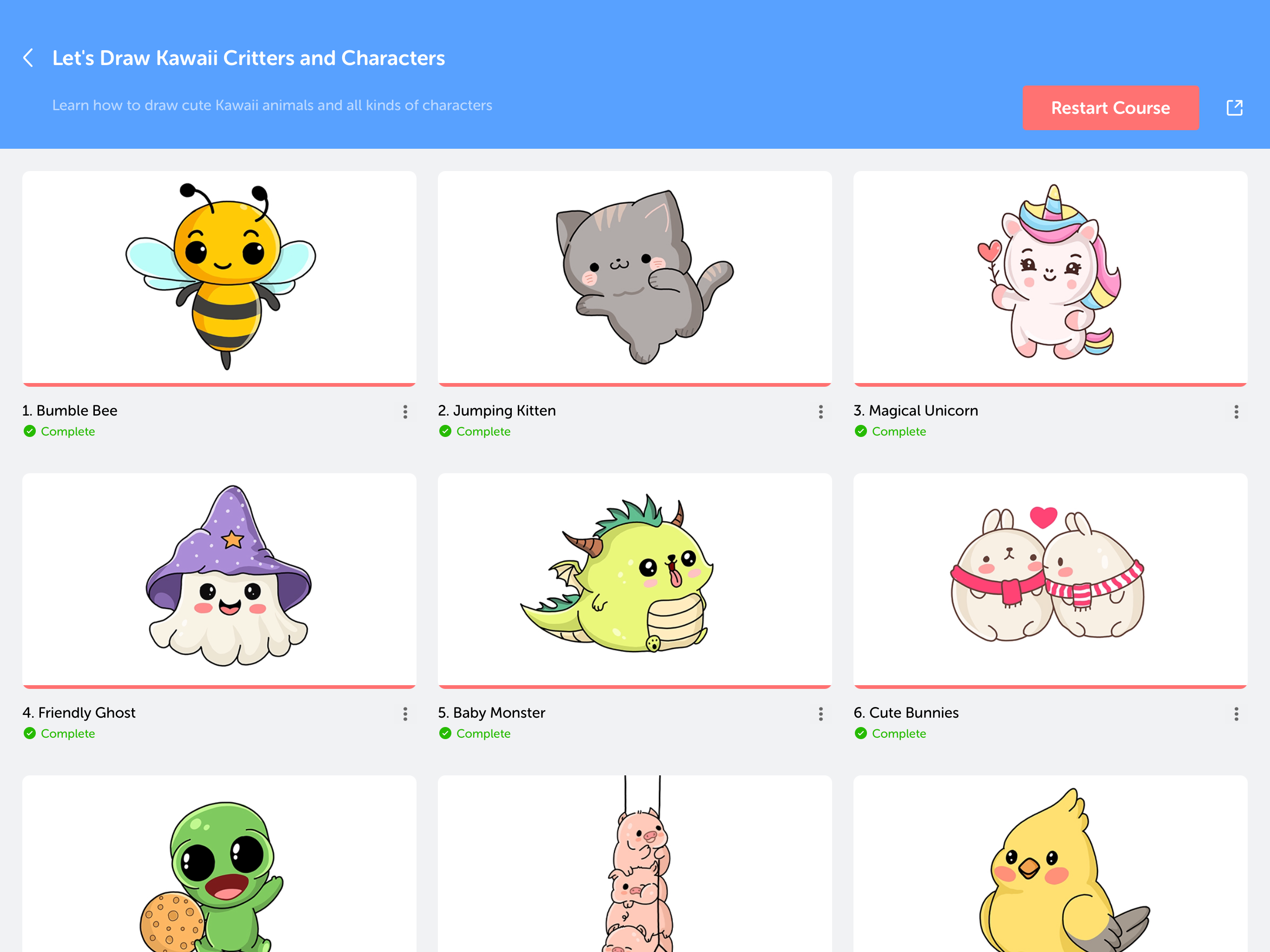 10 Kawaii animals to draw