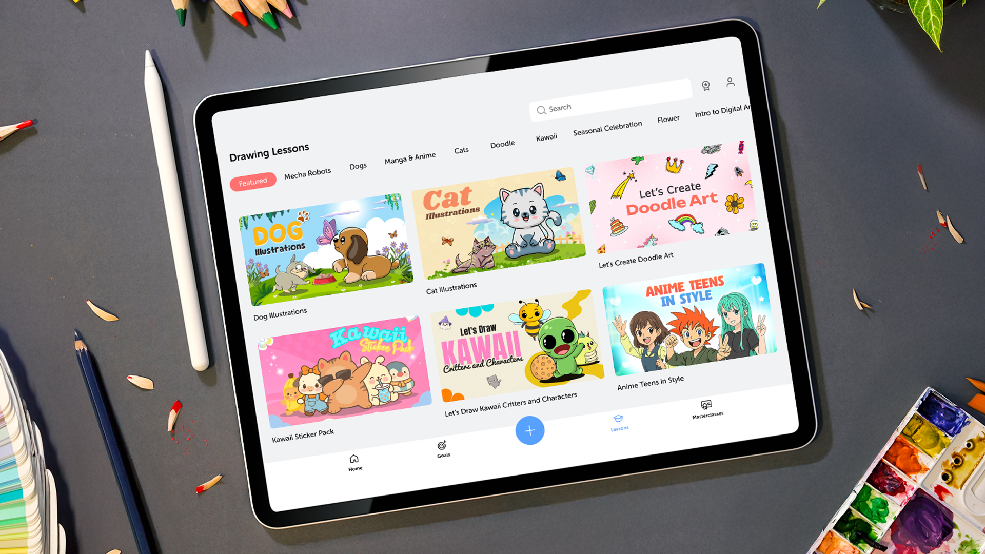 Get Creative with Digital Content on Drawing Desk